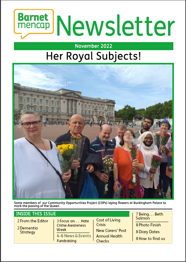 November 2022 - Barnet Mencap