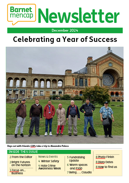 December 2025 - Barnet Mencap